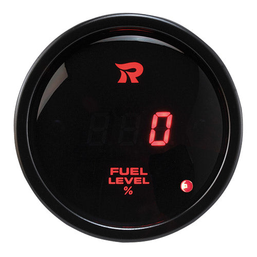 Digital Fuel level gauge 100% RED LED with warning (0-180ohms) SENSOR ...